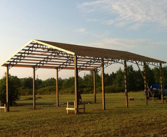 Pictures SteelBarnTruss.com